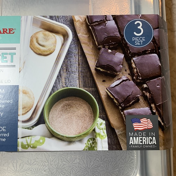 Nordic Ware | Kitchen | Nwt Nordic Ware 3 Piece Bakers Set 3 X 9 ...